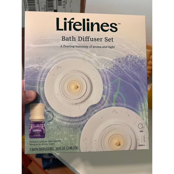 Lifelines | Other | Lifelines Bath Essential Oil Diffuser Set New In ...